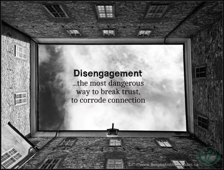 The Betrayal of Disengagement - Conexus Counselling - Winnipeg Manitoba